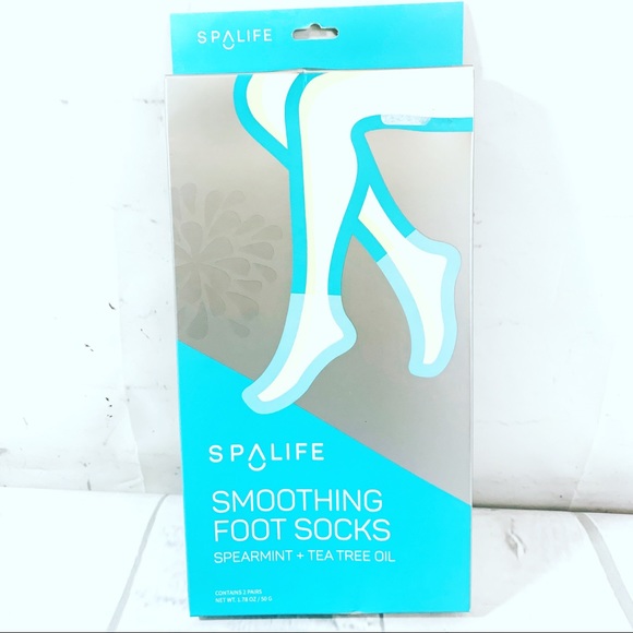 Spalife | Skincare | Spalife Smoothing Foot Socks Spearmint Tea Tree ...
